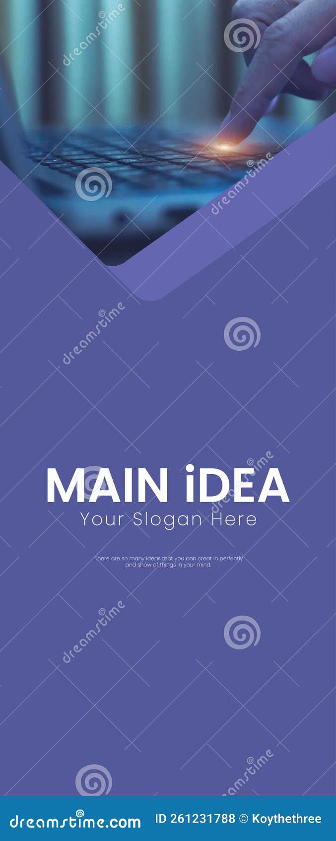 An Abstract Banners Design of Technology Concepts, Modern Purple Banner ...