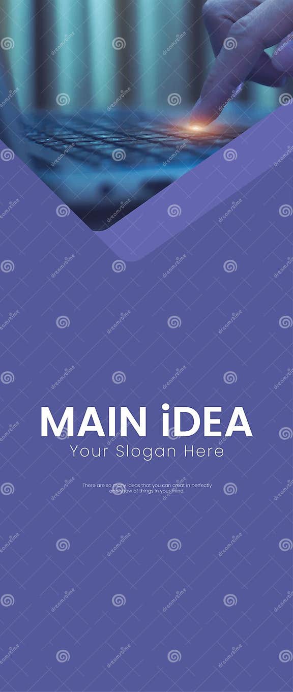 An Abstract Banners Design of Technology Concepts, Modern Purple Banner ...