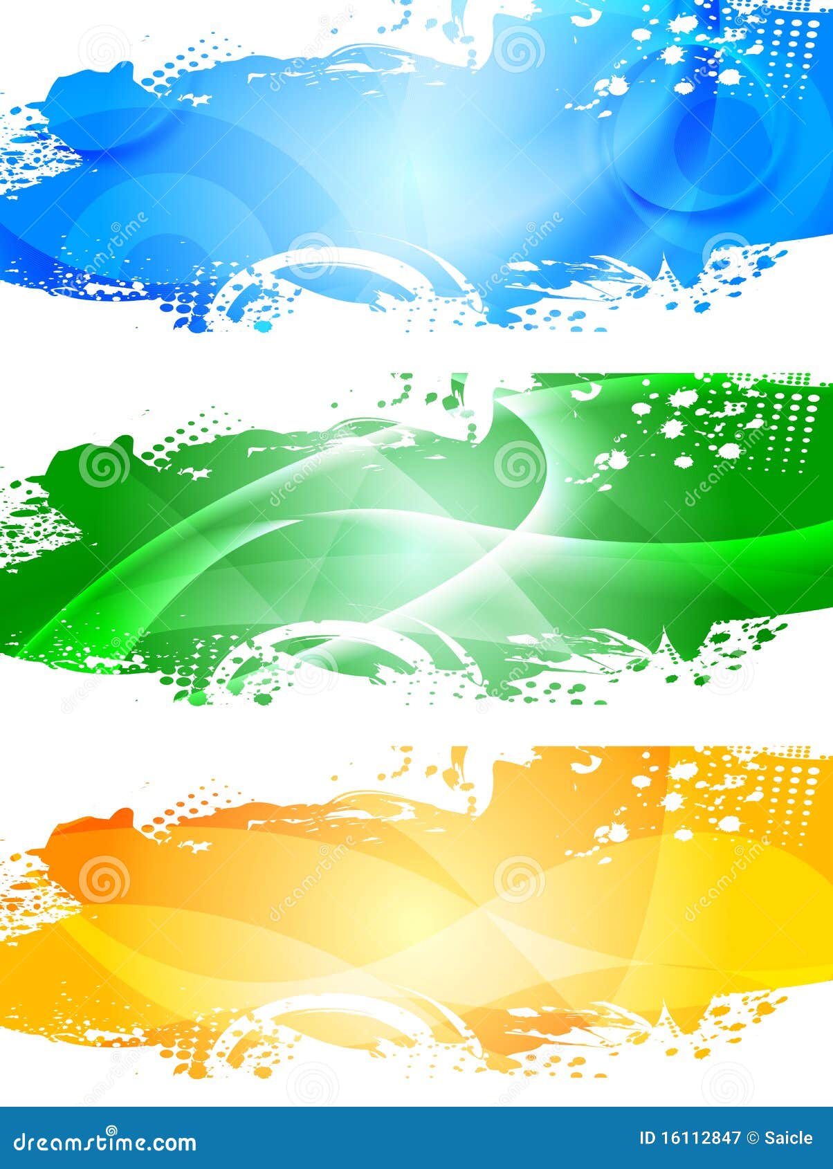 Abstract banners set stock vector. Illustration of iridescent - 16112847