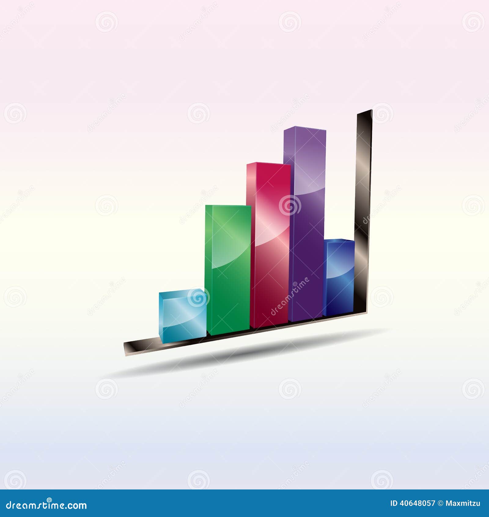 Abstract bar chart. stock vector. Illustration of profit - 40648057 Abstract bar chart. stock vector. Illustration of profit - 40648057
