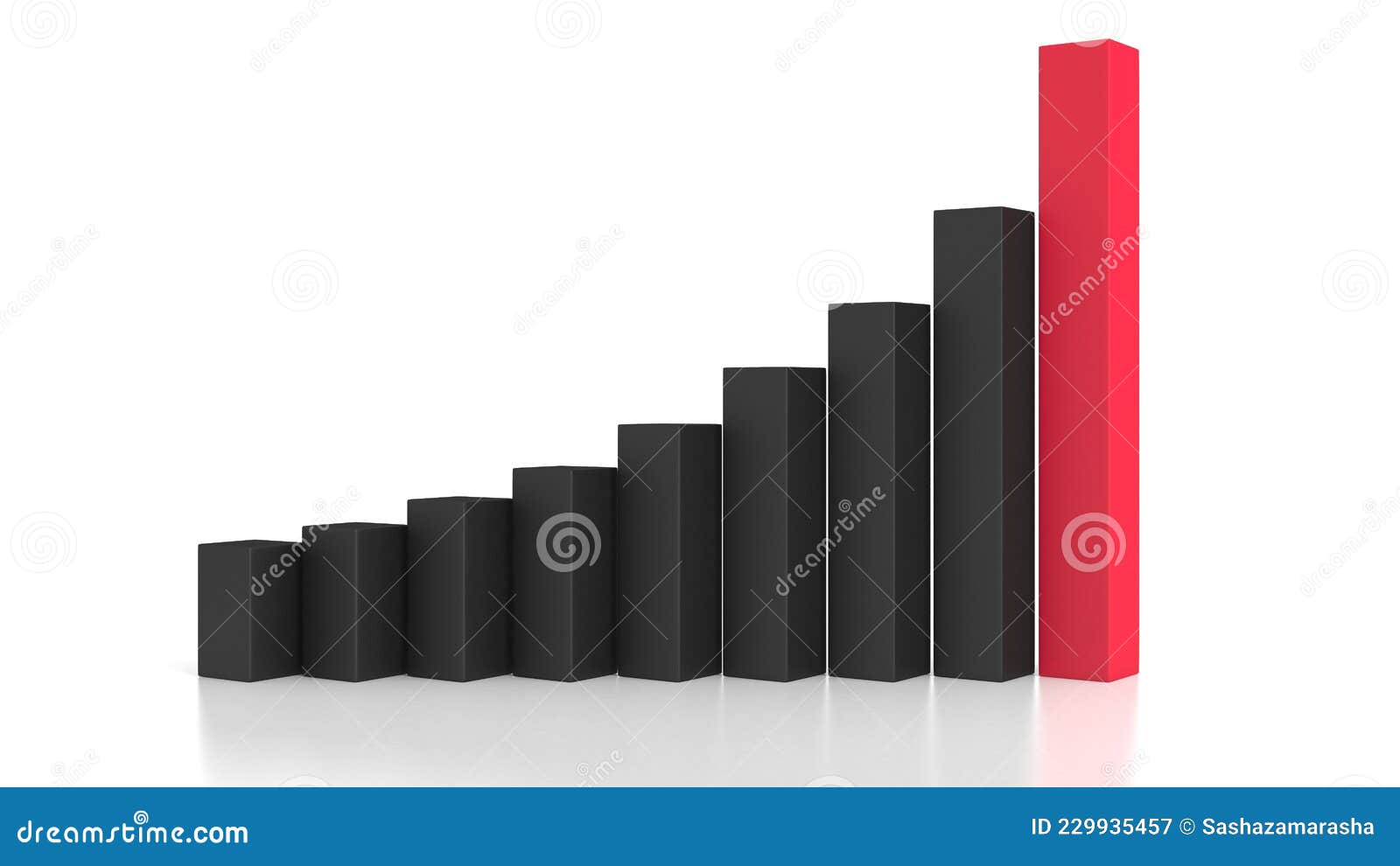 Abstract Bar Chart. Infographics Design Template Stock Illustration ...