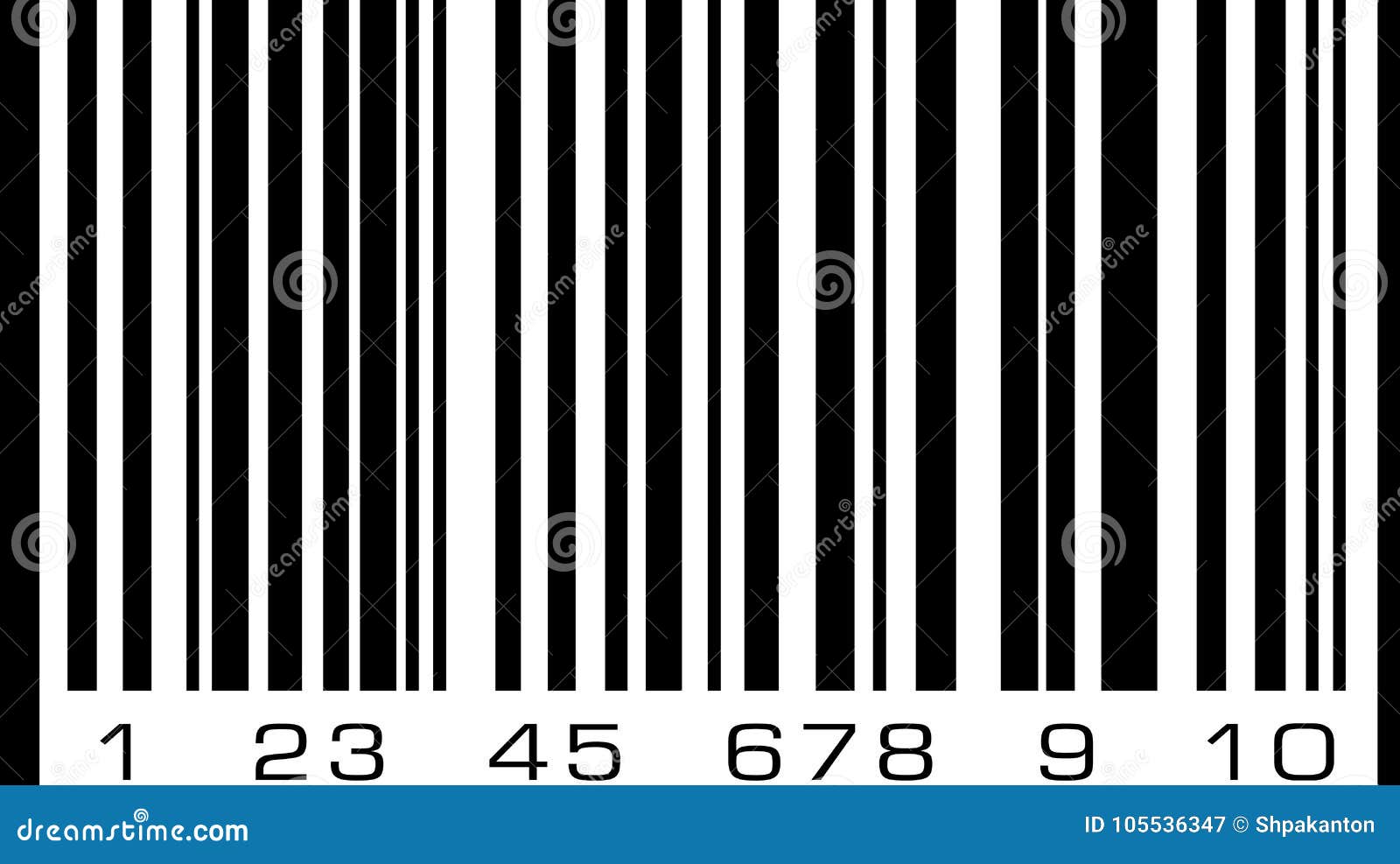 Abstract Bar Code, Barcode Vector Icon Illustration Stock Vector ...