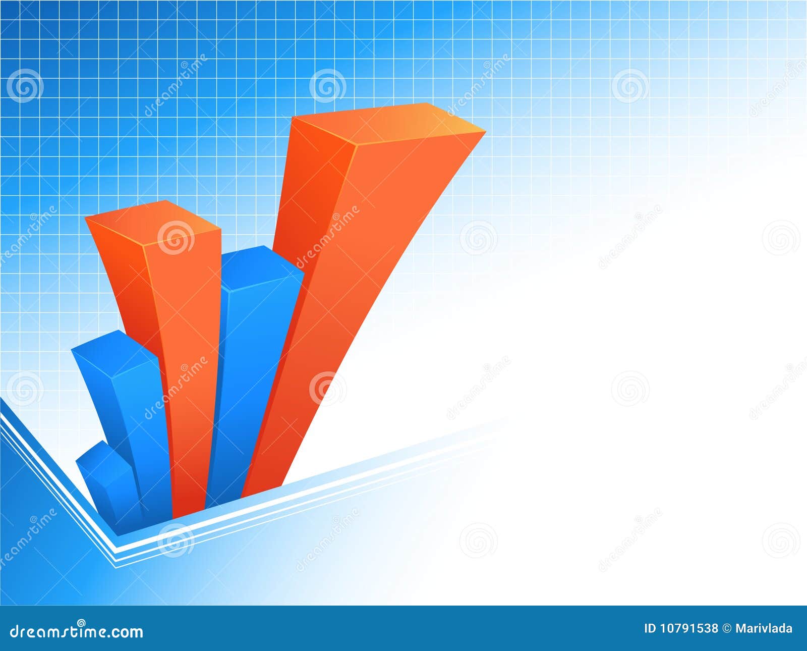 Abstract bar graphs stock vector. Illustration of abstract - 10791538