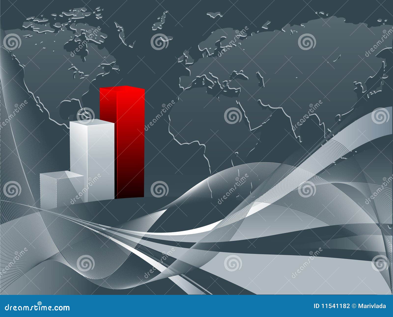 Abstract bar graphs stock vector. Illustration of technology - 11541182
