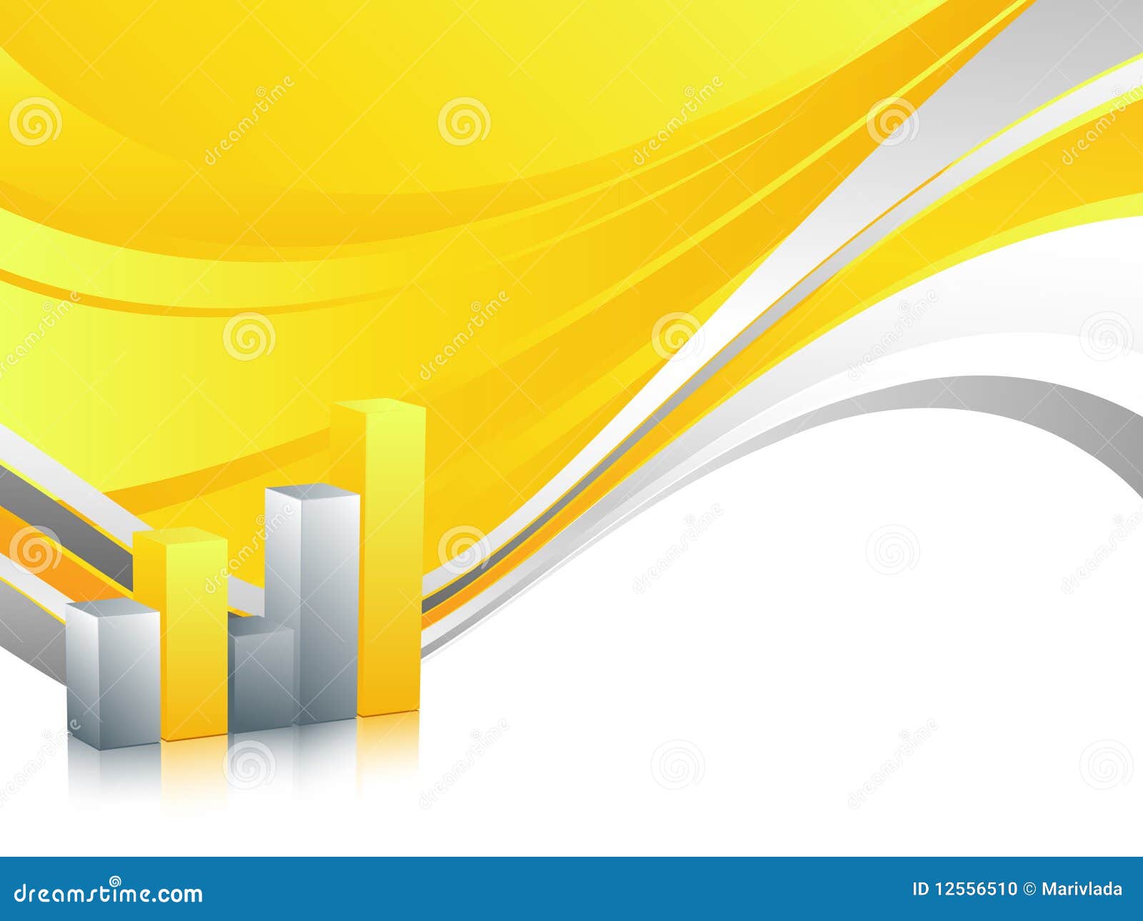 Abstract bar graphs stock vector. Illustration of colorful - 12556510