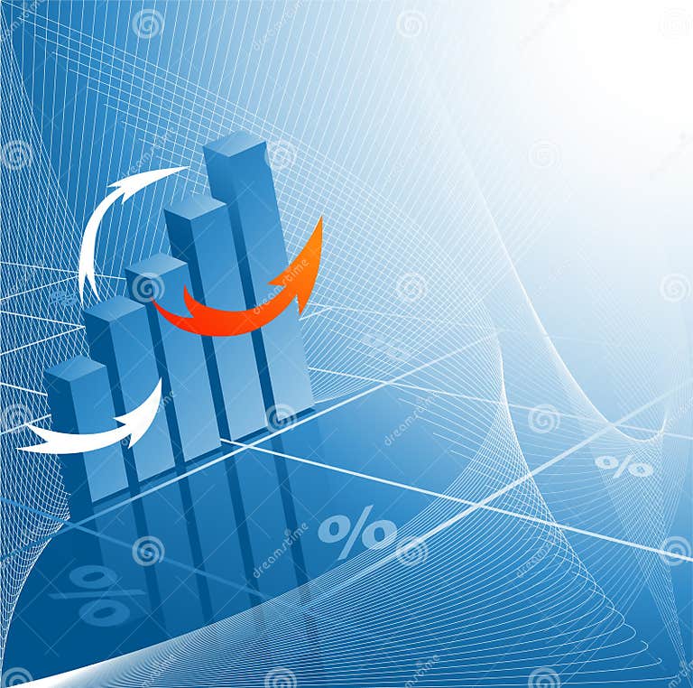 Abstract bar graphs stock vector. Illustration of financial - 9639153