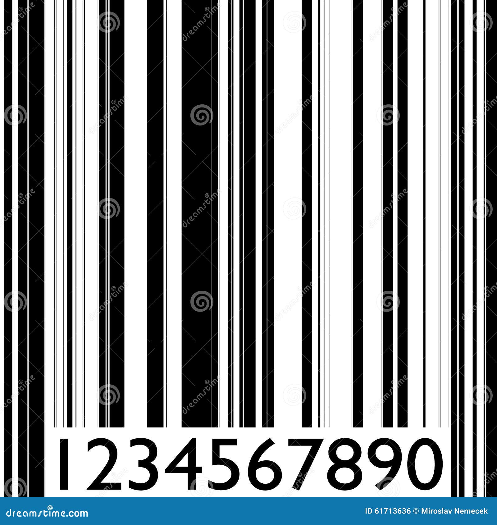 Abstract barcode strip stock illustration. Illustration of line - 61713636