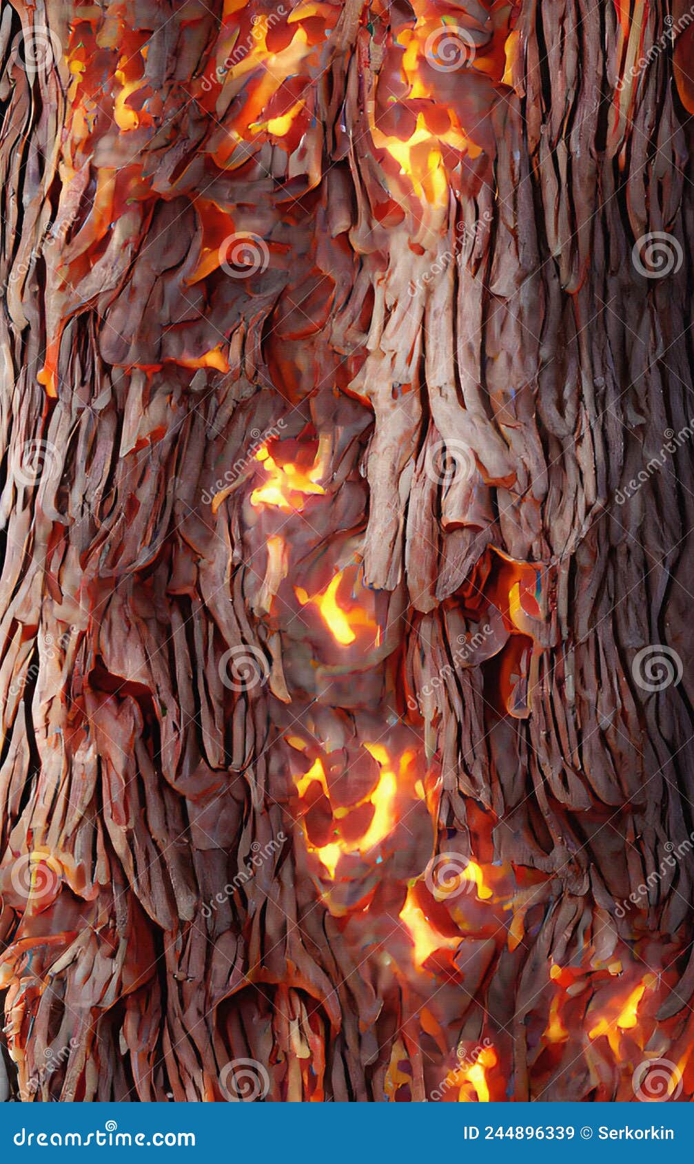Abstract Bark Tree Background. Bark of Pine, Spruce, Oak. Raster Bitmap ...
