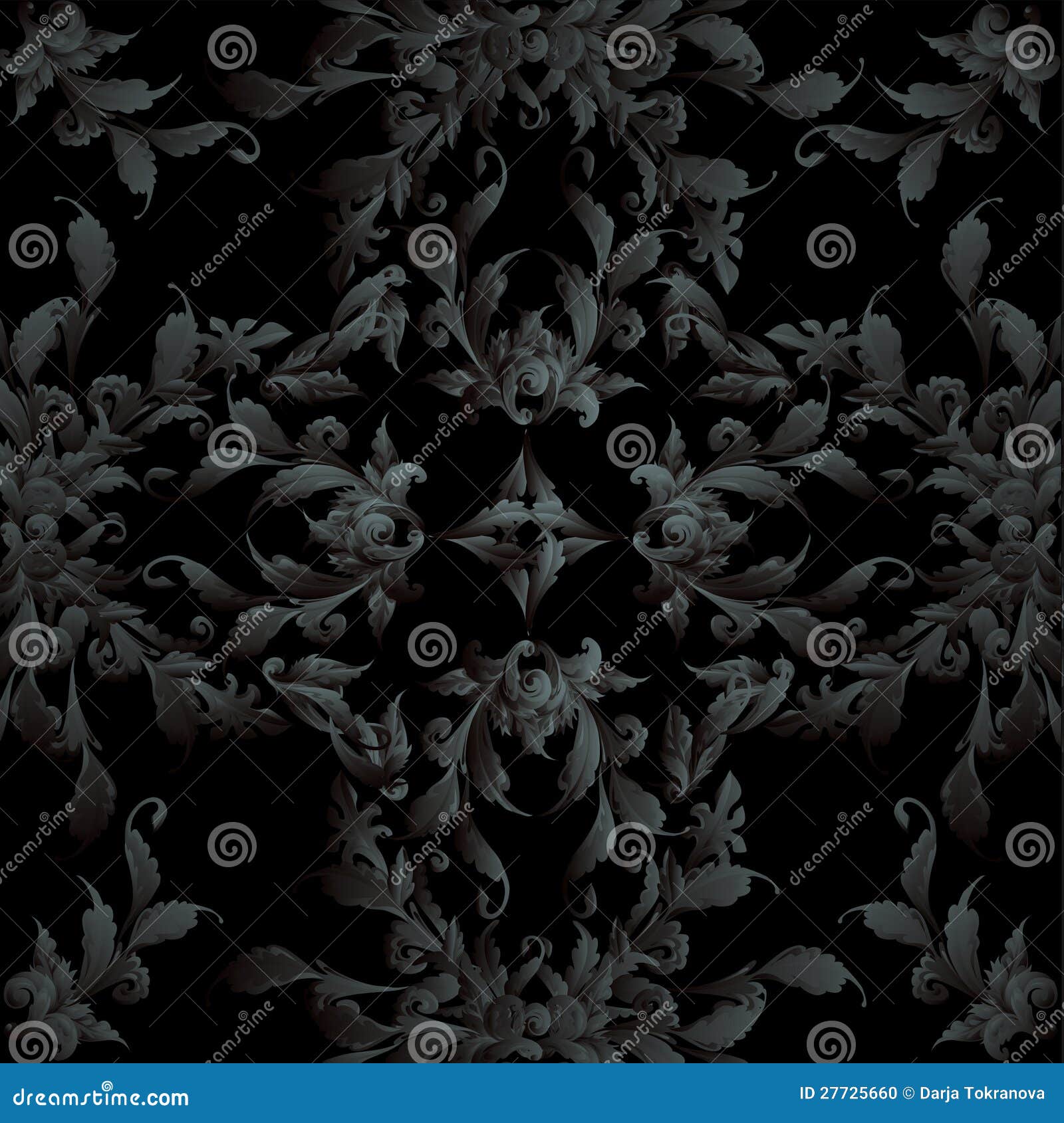 Abstract baroque design stock vector. Illustration of abstract - 27725660