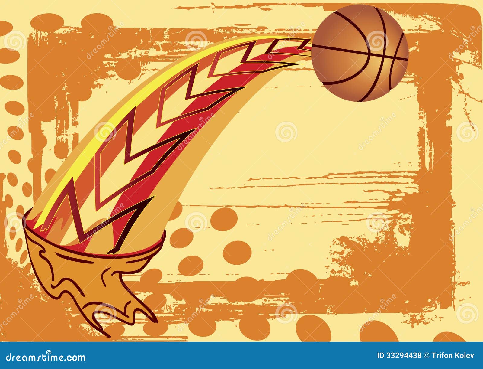Abstract basketball banner stock vector. Illustration of drop - 33294438