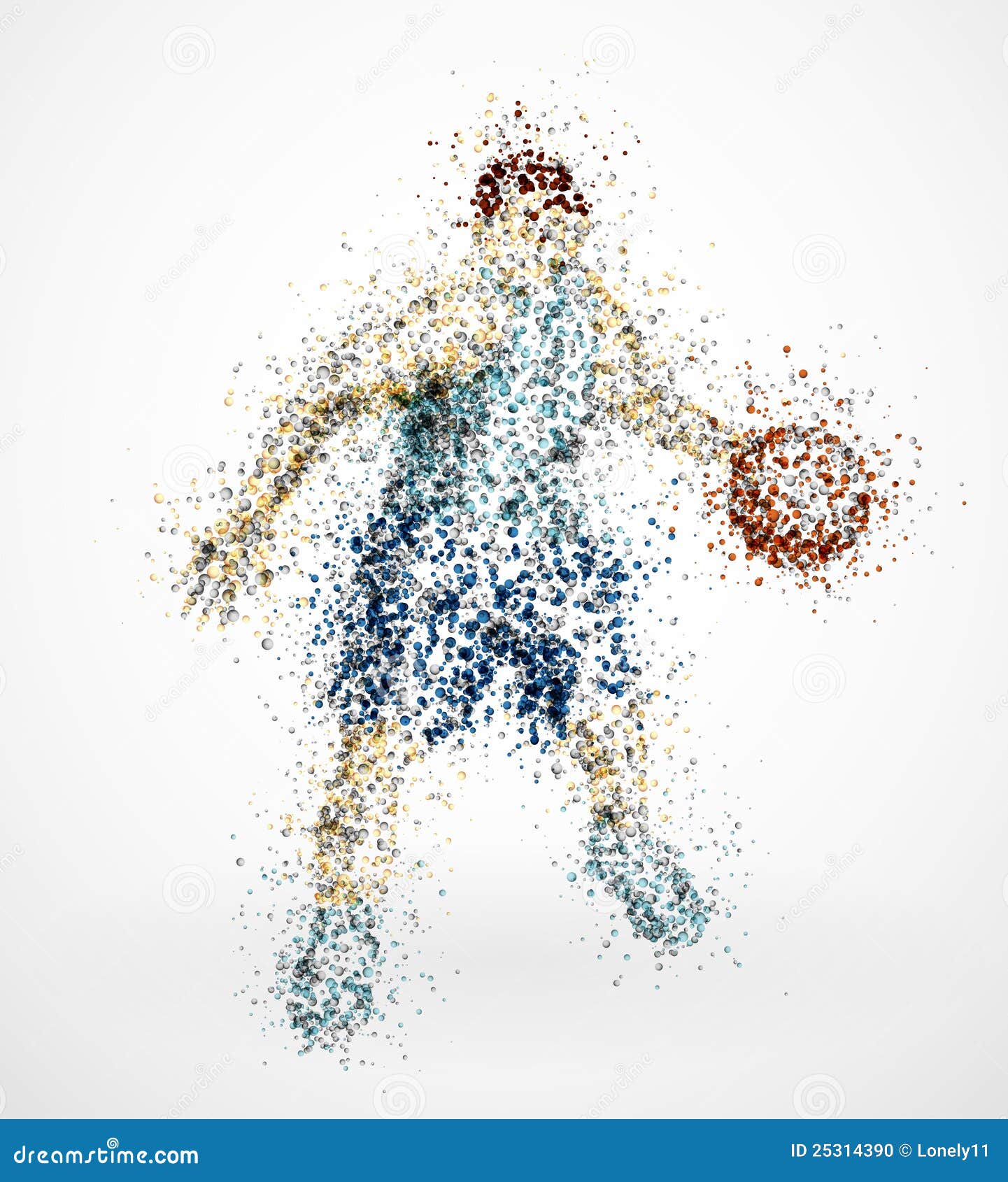 Abstract basketball player stock vector. Illustration of recreation ...