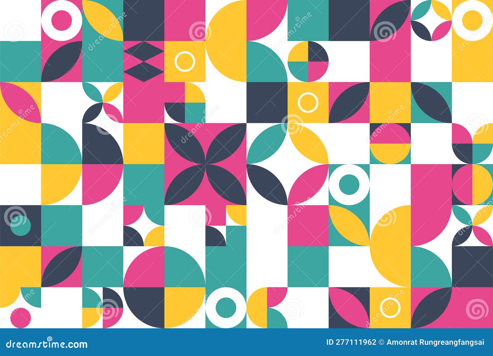 Bauhaus Elements. Modern Geometric Abstract Shapes In Minimal Style ...