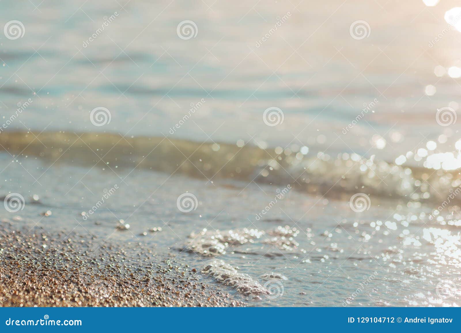 Abstract Beach and Soft Wave with Sunset Stock Photo - Image of nature ...