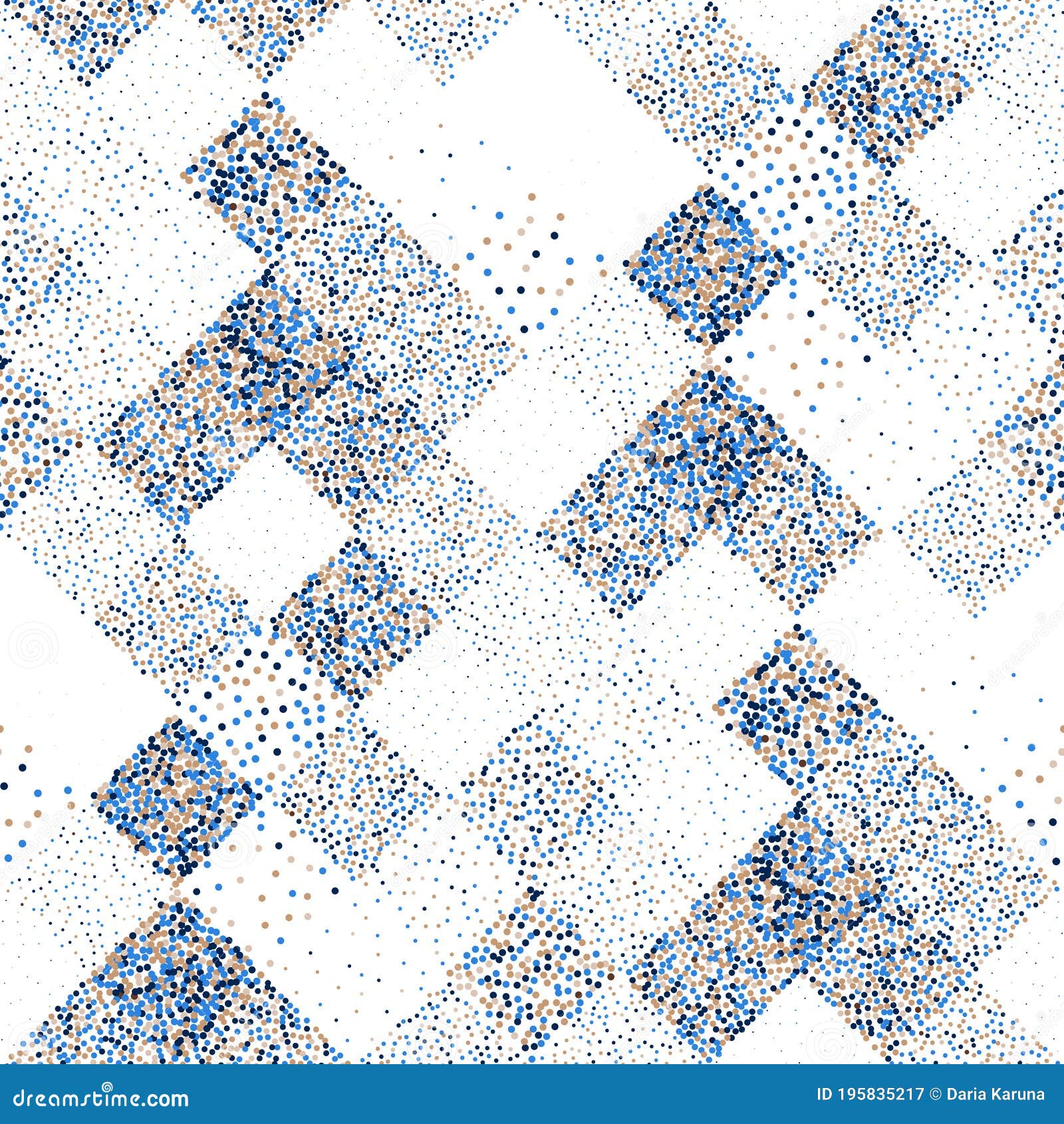 Abstract Bead Pattern of Squares. Half-tones and Textures from the Dots ...