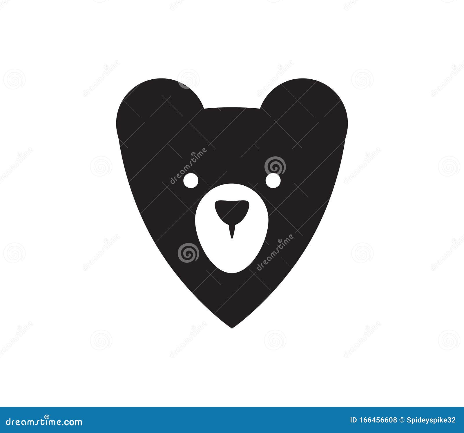 Abstract Bear Emblem. Isolated Vector Illustration Stock Vector ...