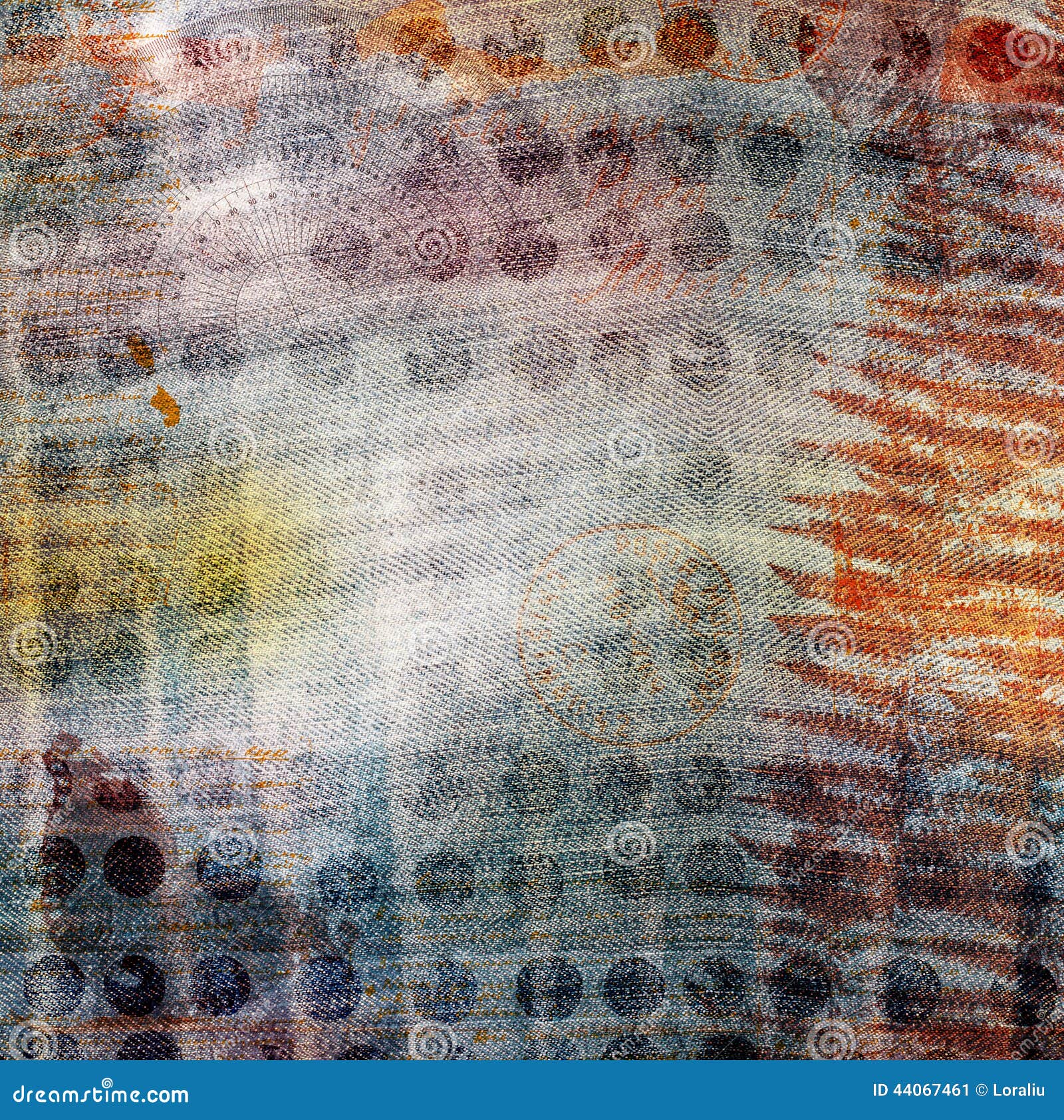 Abstract Beautiful Background in the Style of Mixed Media Stock Image ...