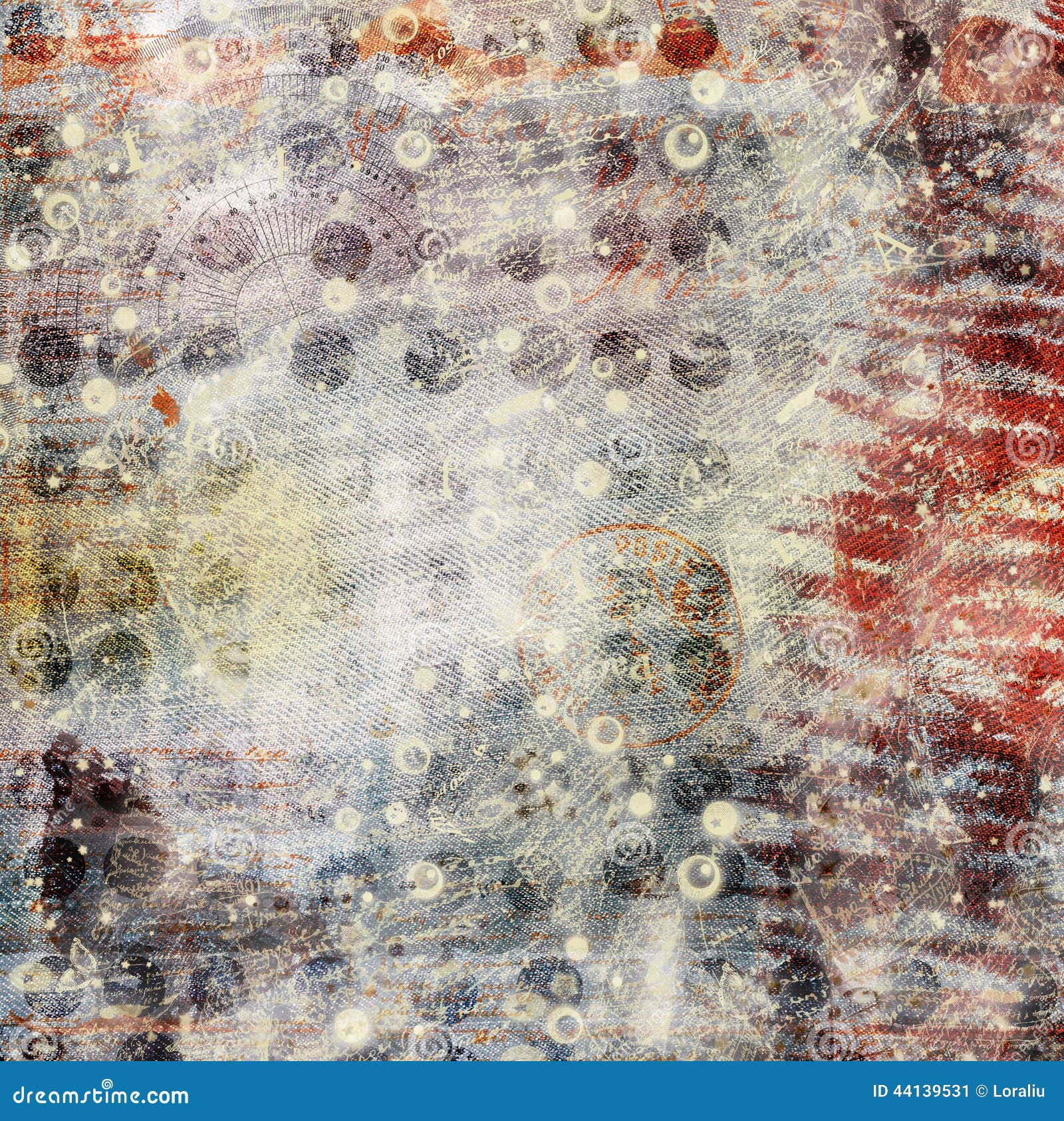 Abstract Beautiful Background in the Style of Mixed Media Stock ...