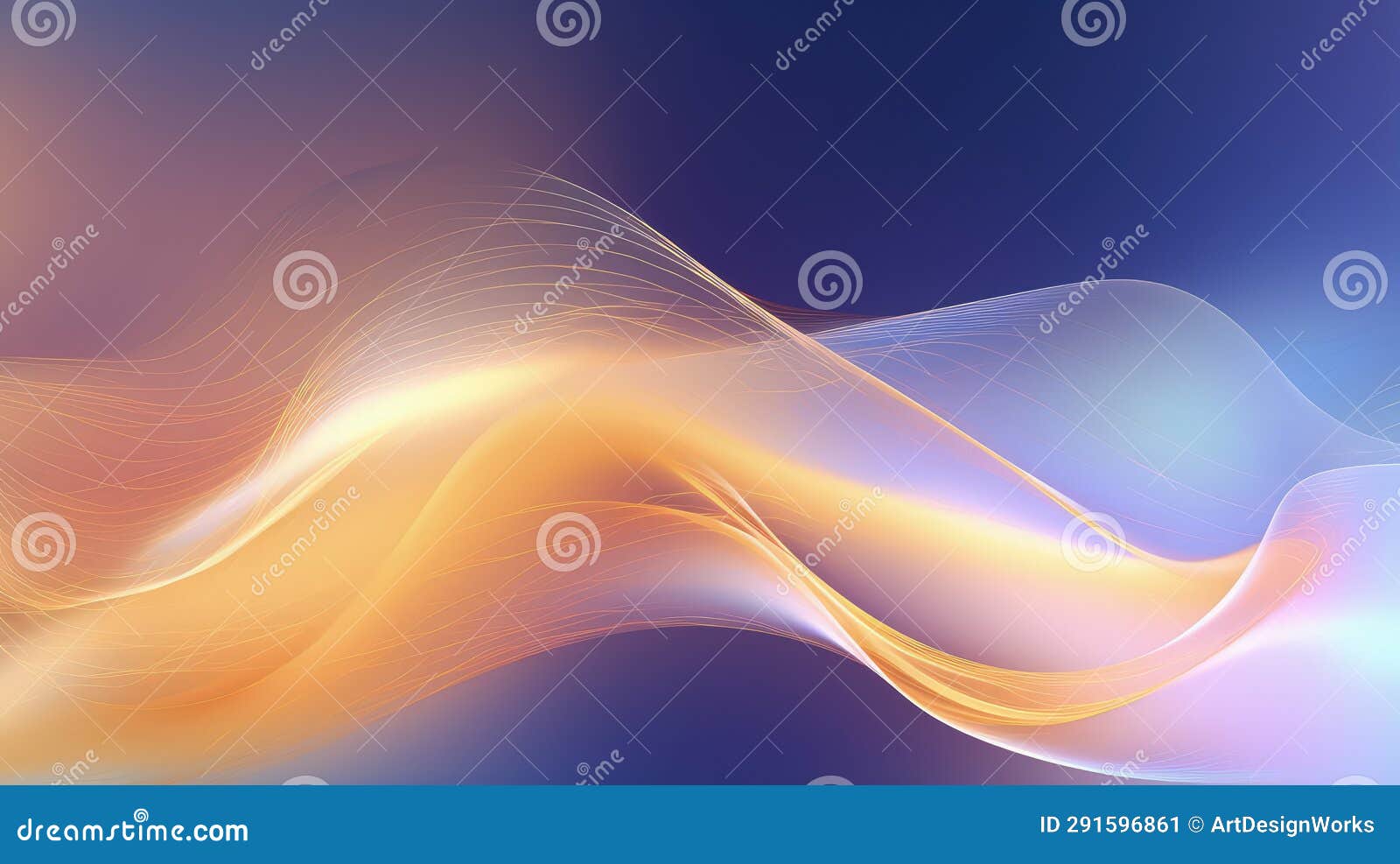 Abstract Beautiful Elegant Waves of Flame Dynamic Background Stock ...