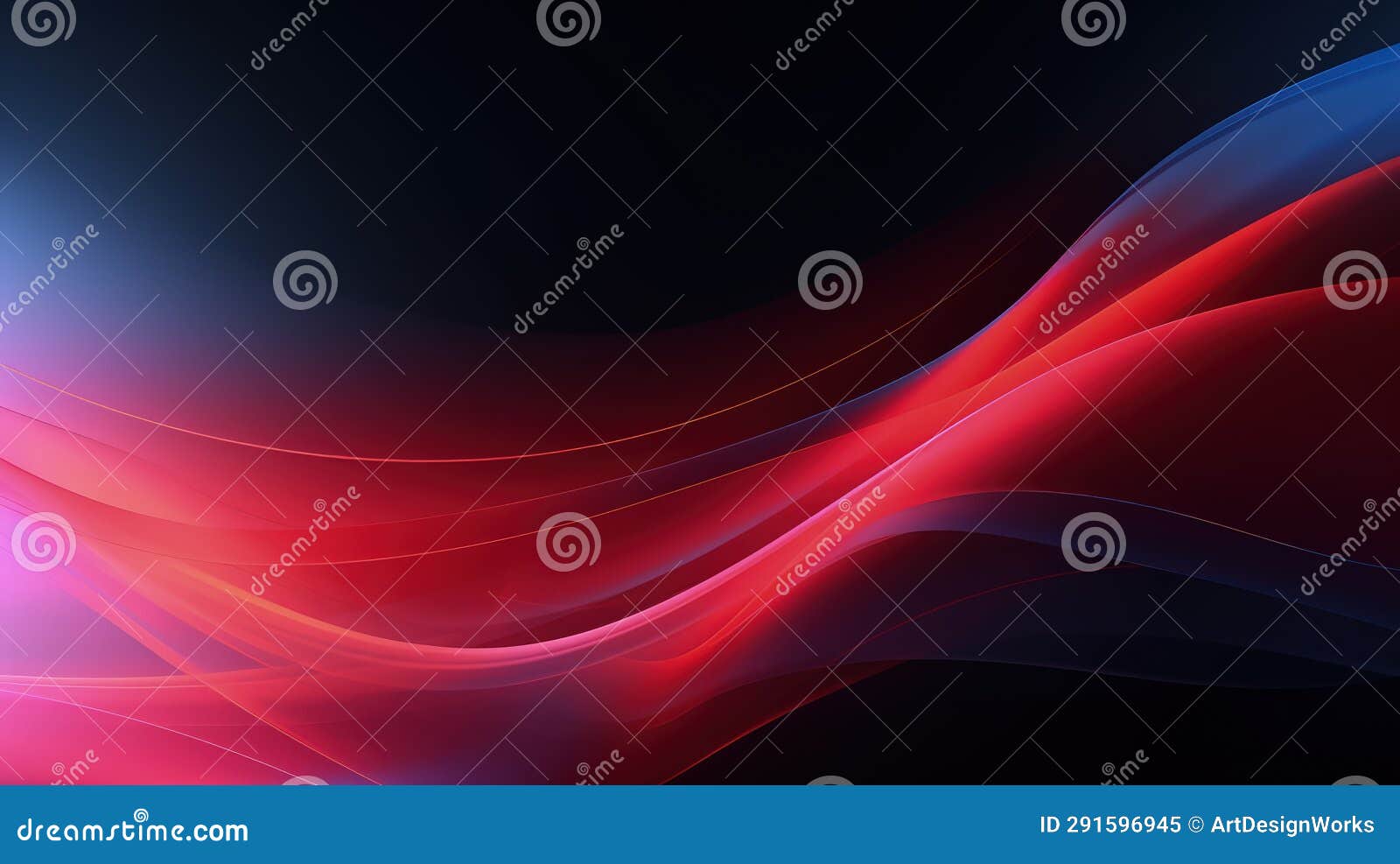 Abstract Beautiful Elegant Waves of Flame Dynamic Background Stock ...