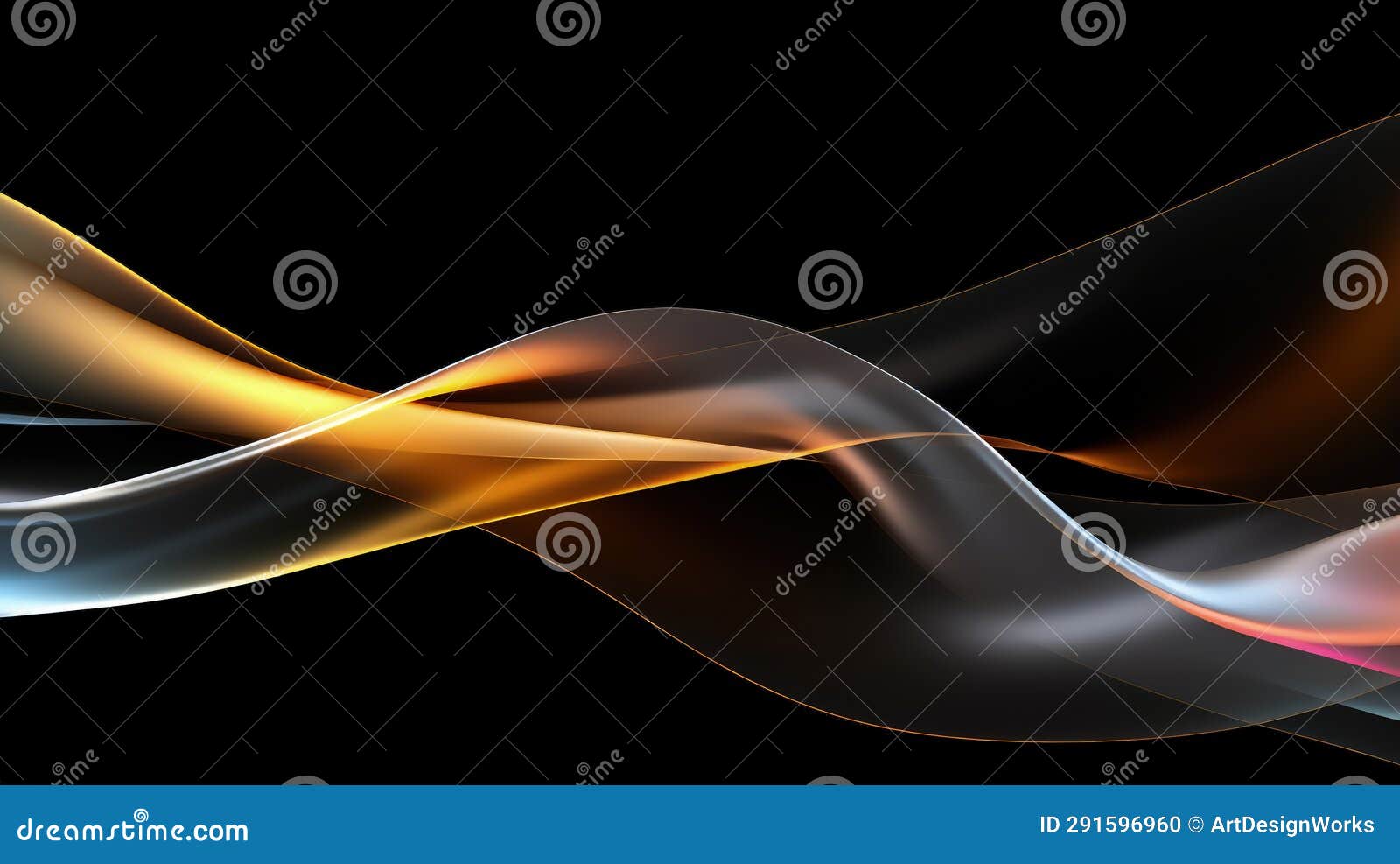 Abstract Beautiful Elegant Waves of Flame Dynamic Background Stock ...