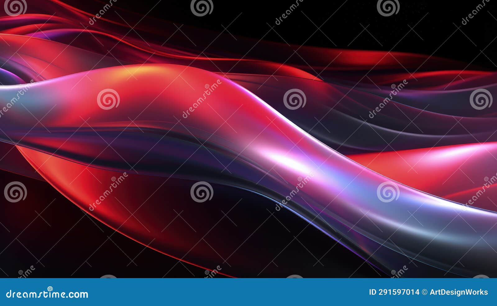 Abstract Beautiful Elegant Waves of Flame Dynamic Background Stock ...