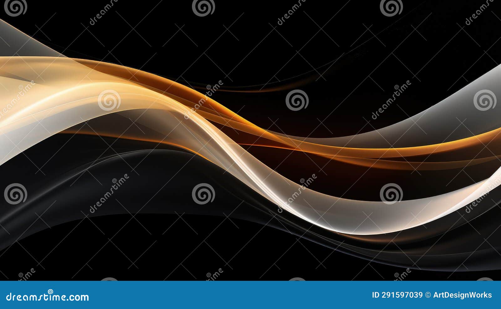 Abstract Beautiful Elegant Waves of Flame Dynamic Background Stock ...
