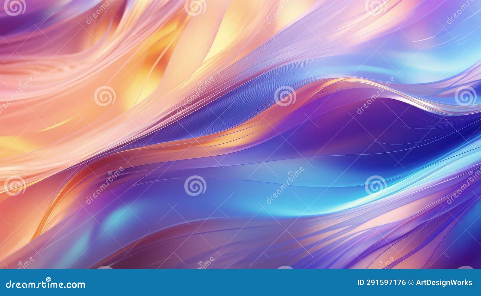 Abstract Beautiful Flame Dynamic Waves Background Stock Illustration ...