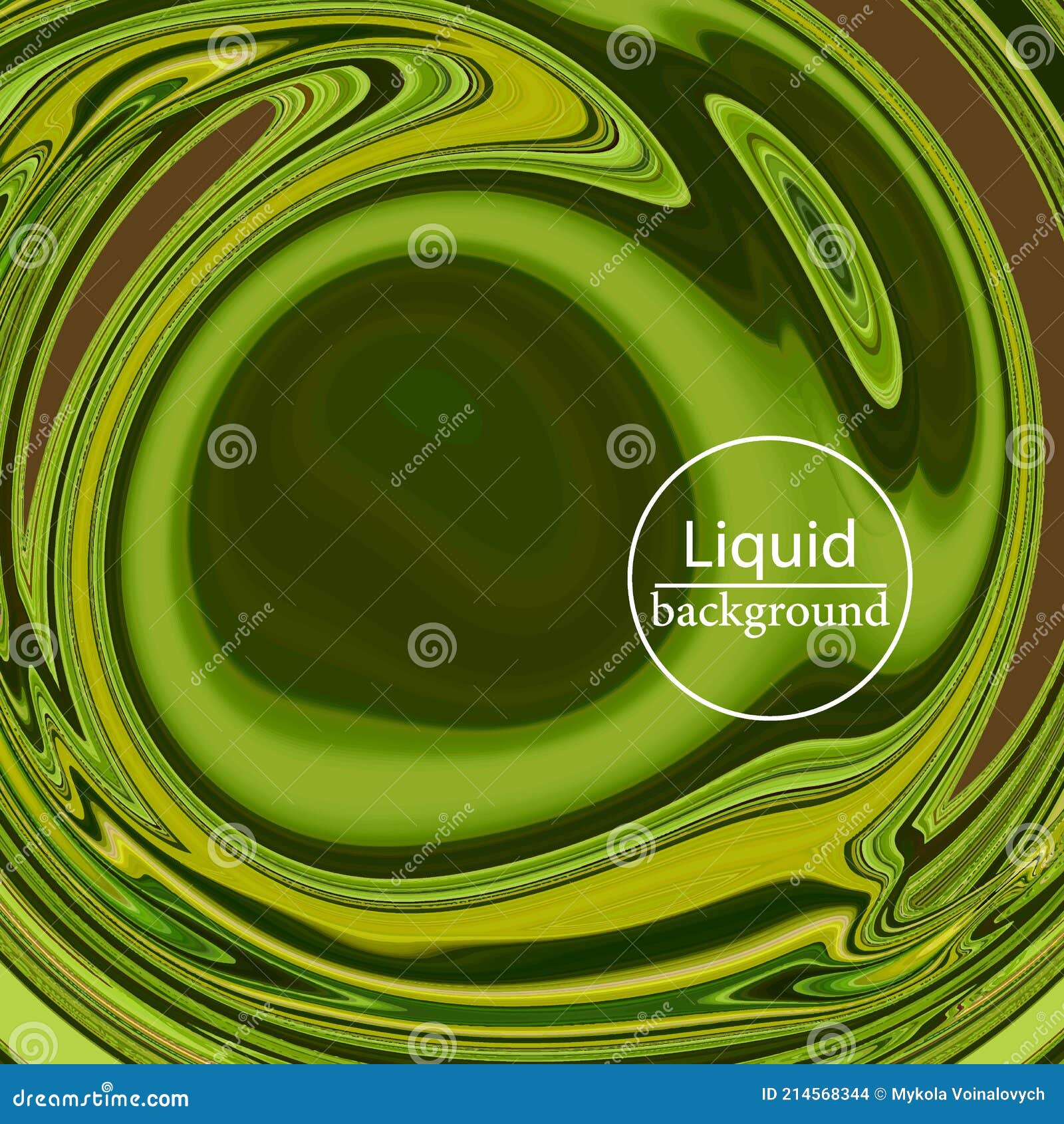 Abstract Beautiful Green Fluid Flow Vector Background Design Stock ...