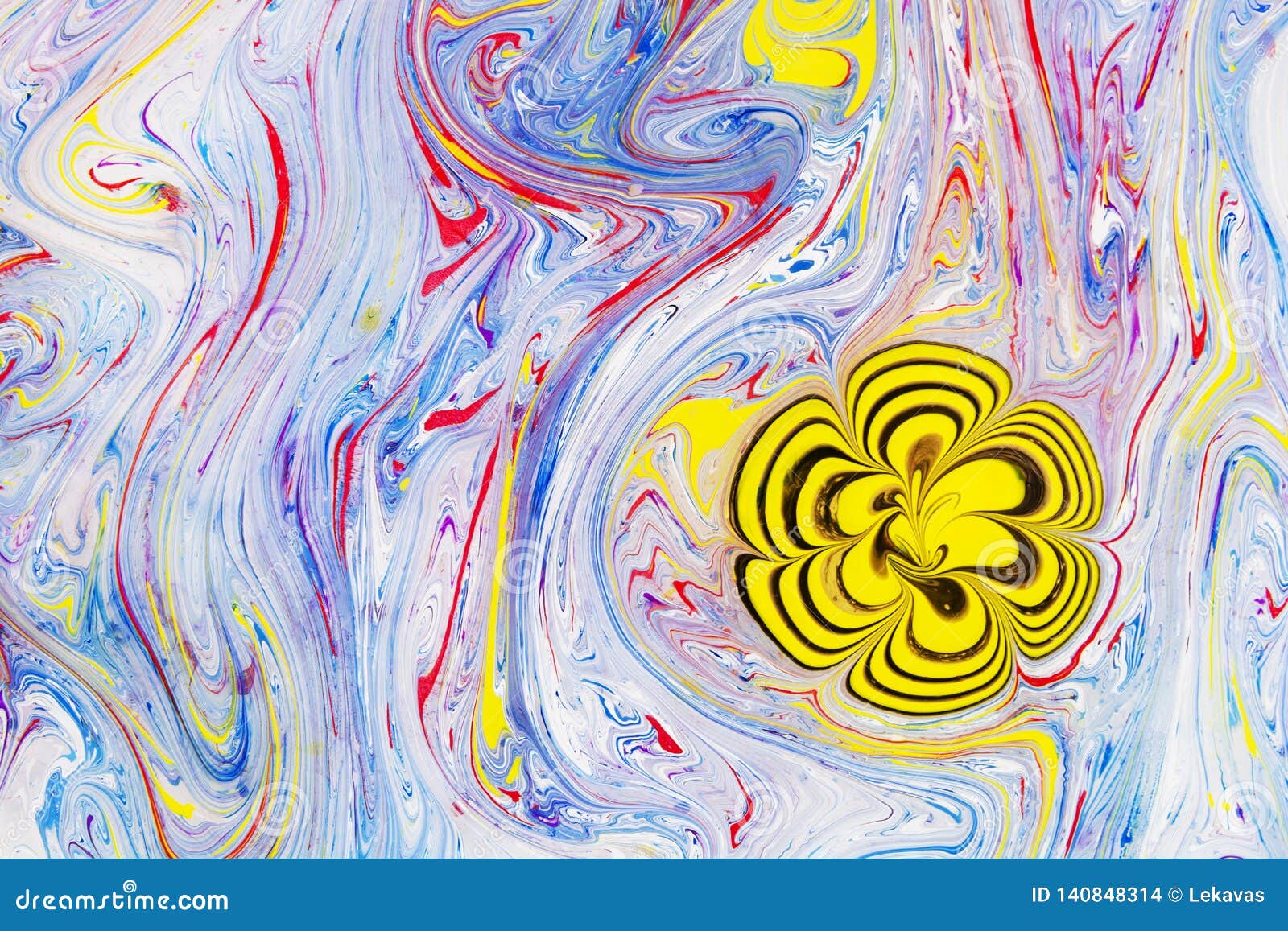 Abstract, Beautiful and Multi-colored Pattern Modern Painting . Stock ...