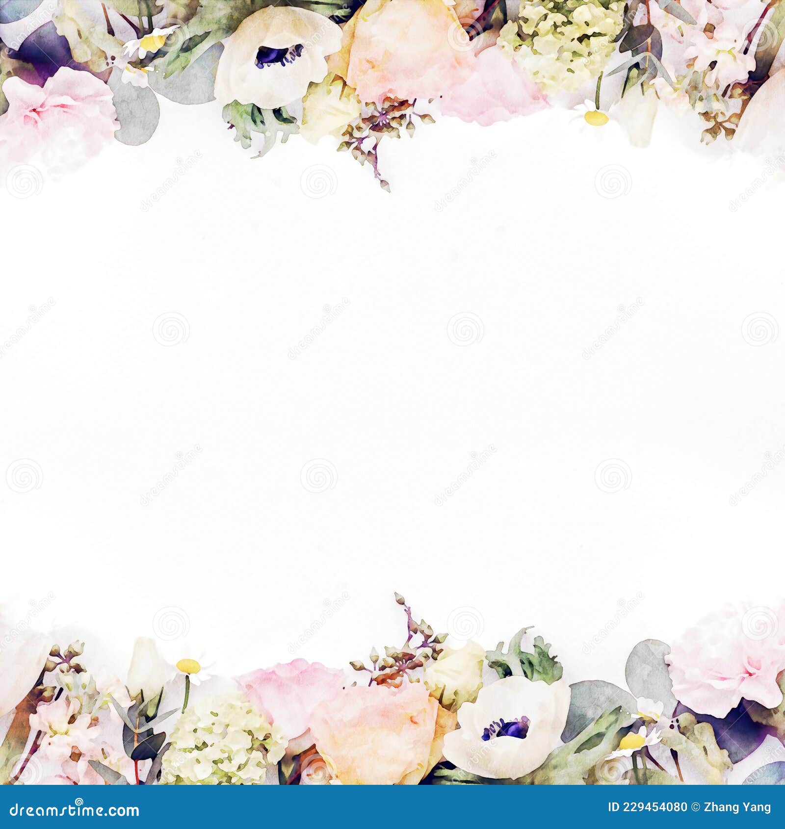 Abstract Beautiful Rose Flower Bouquet Illustration Stock Illustration ...