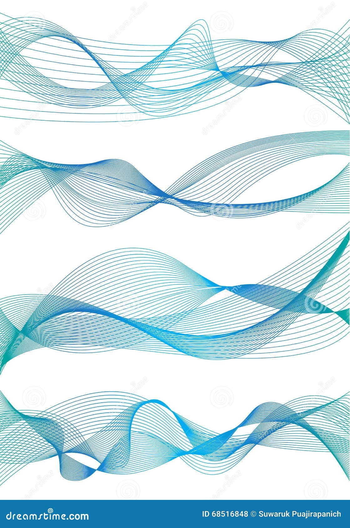 Abstract Beautiful Wave stock vector. Illustration of line - 68516848