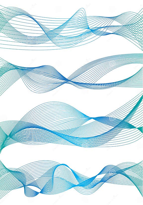 Abstract Beautiful Wave stock vector. Illustration of line - 68516848