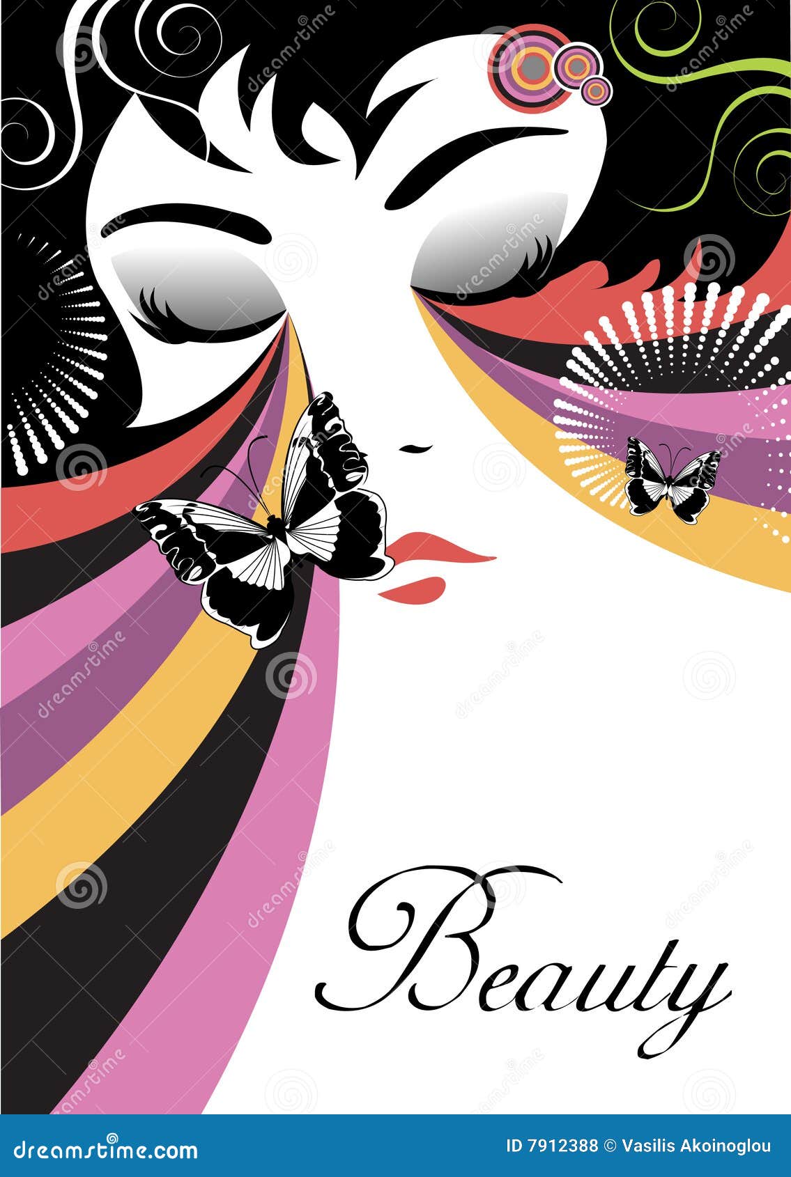 Abstract beauty stock vector. Illustration of abstract - 7912388