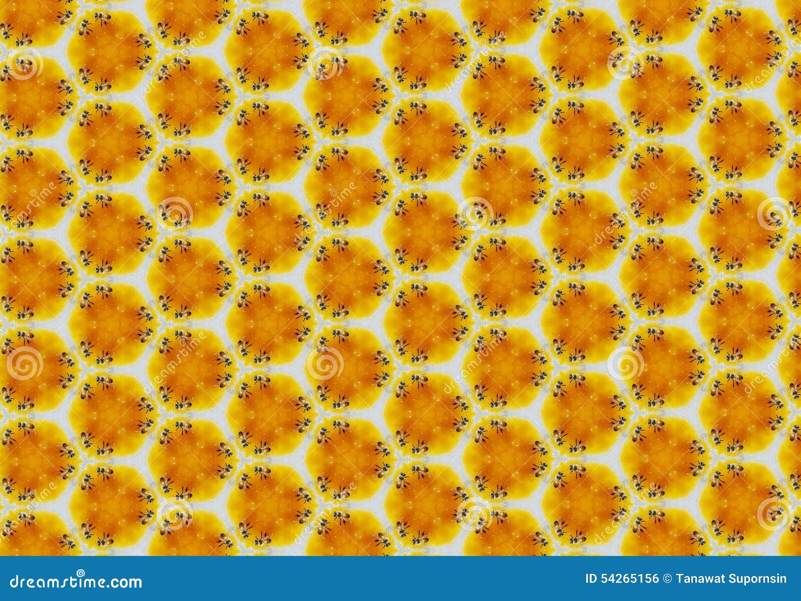Abstract Bee Pattern Wallpaper. Stock Photo - Image of wallpaper ...