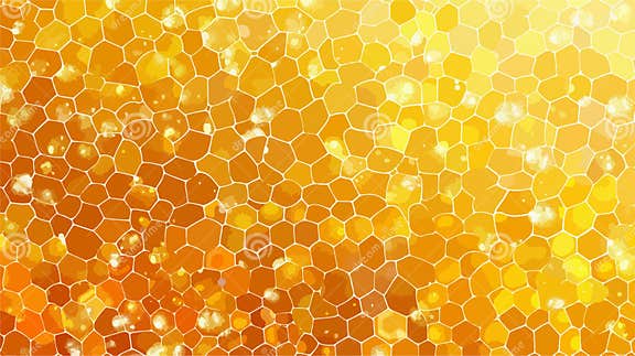 Abstract Beehive Flat Style Background for Professional Projects Stock ...