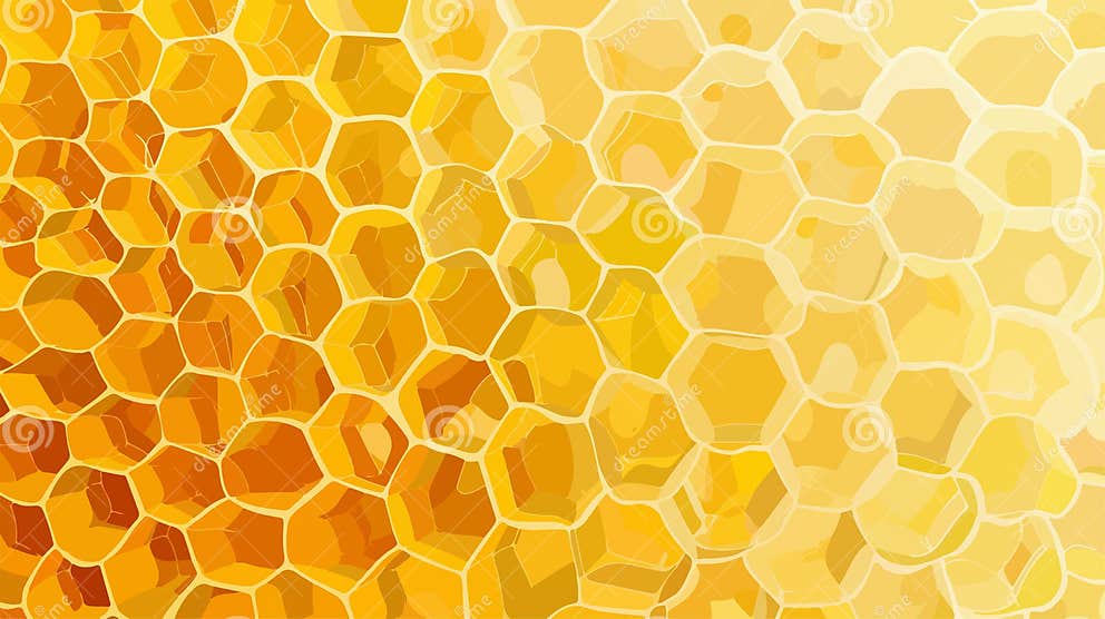 Abstract Beehive Flat Style Background for Professional Projects Stock ...