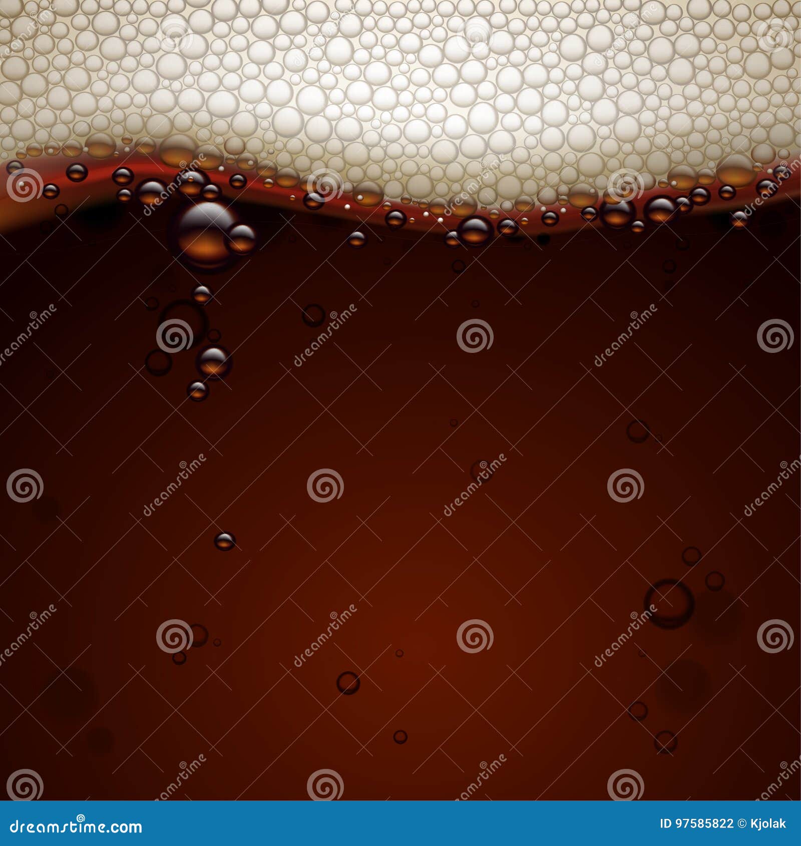 Abstract Beer Background. Highly Realistic Illustration With The ...