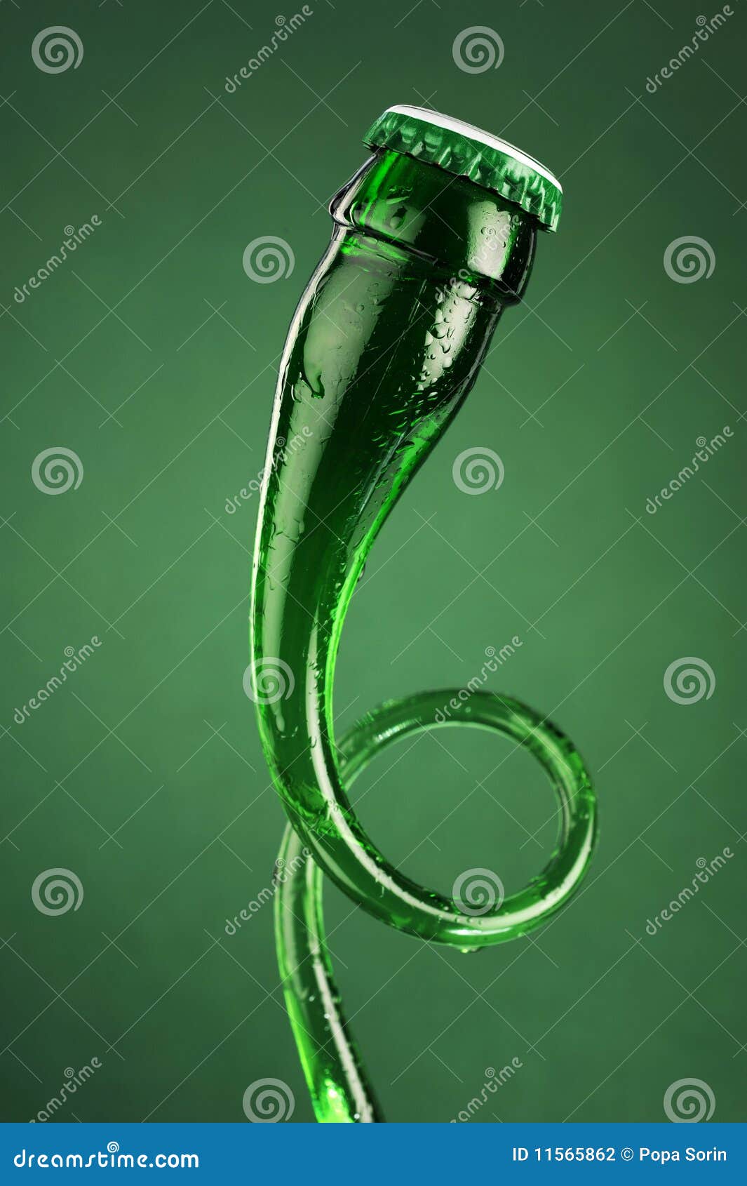 Abstract beer bottle stock photo. Image of drinker, close - 11565862