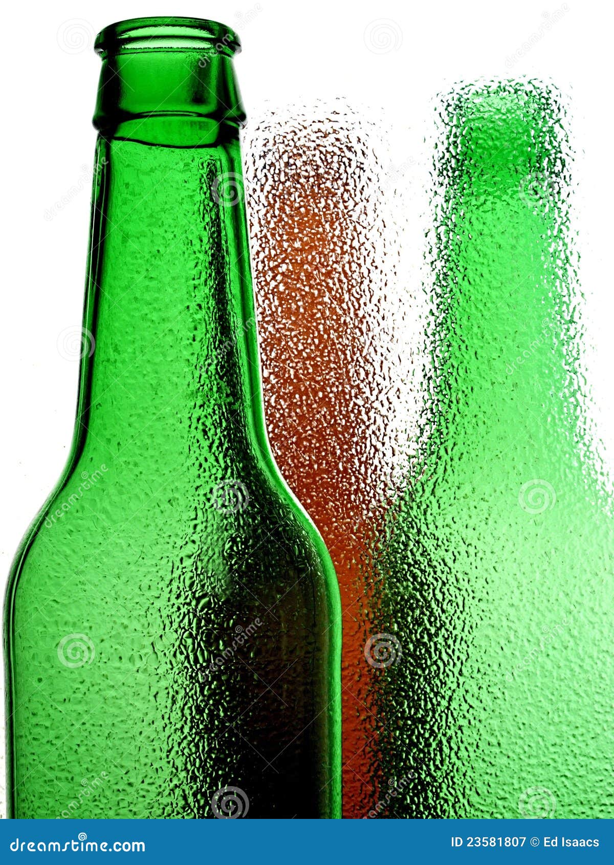 Abstract Beer Bottle Background Stock Image - Image of green, alcohol ...