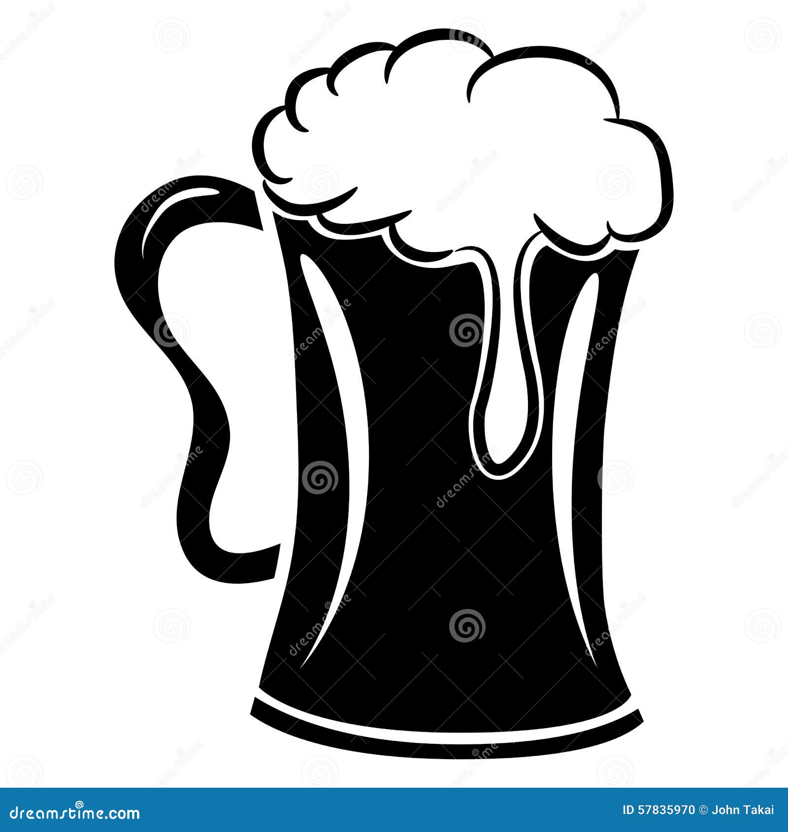 Abstract Beer Background. Highly Realistic Illustration With The ...