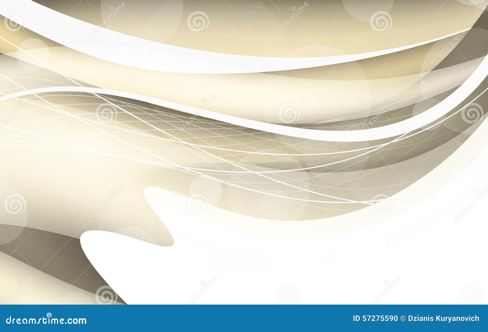 Abstract Beige Background with Wave. Vector Illustration Stock Vector ...