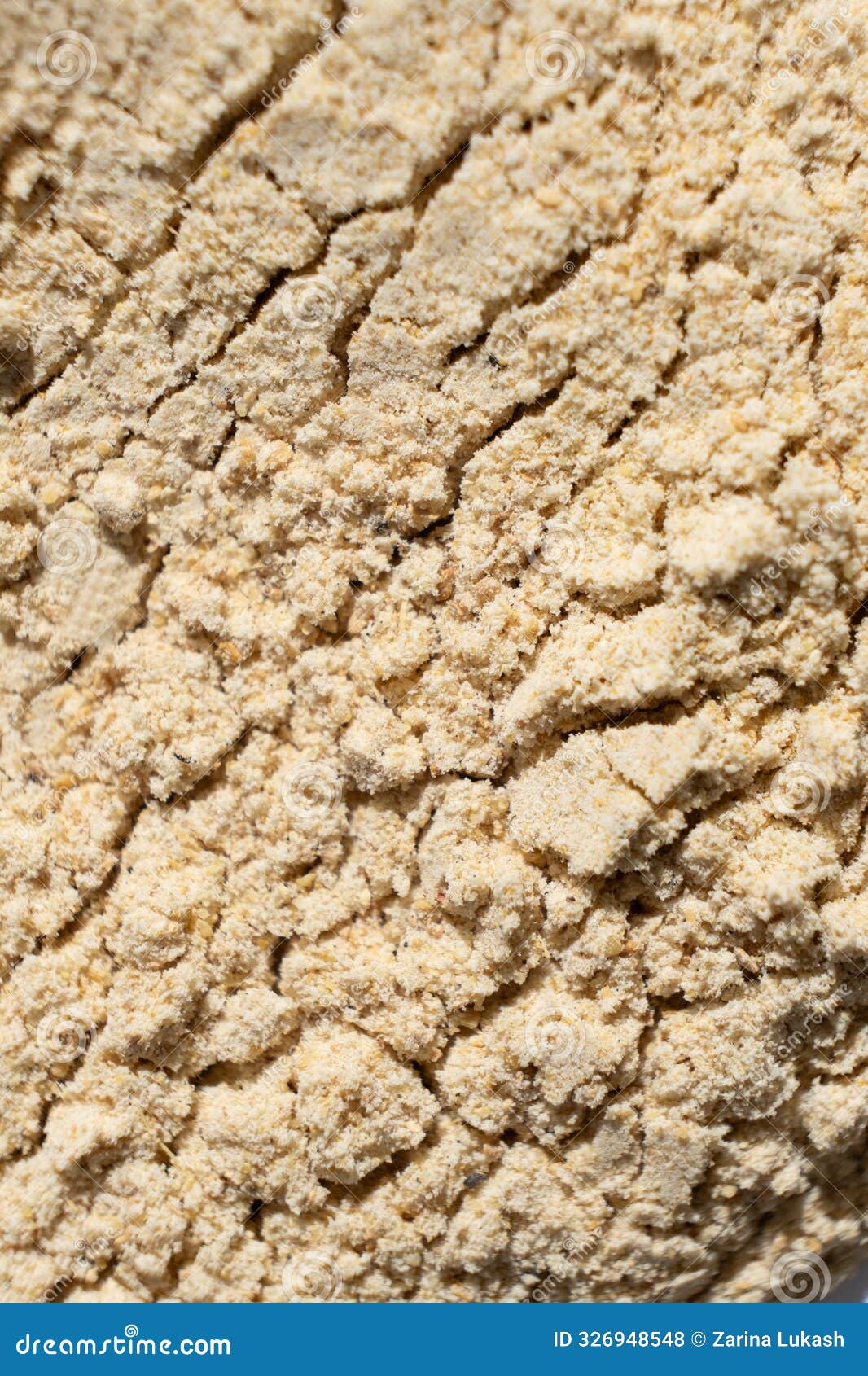 Abstract Beige Ground Ginger Background. Creativity in Cooking. Stock ...