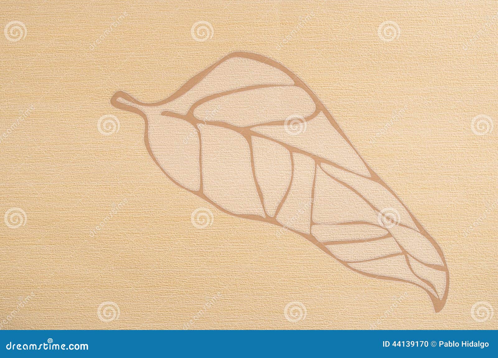 Abstract Beige Leaf Background Stock Photo - Image of beige, ornamental ...
