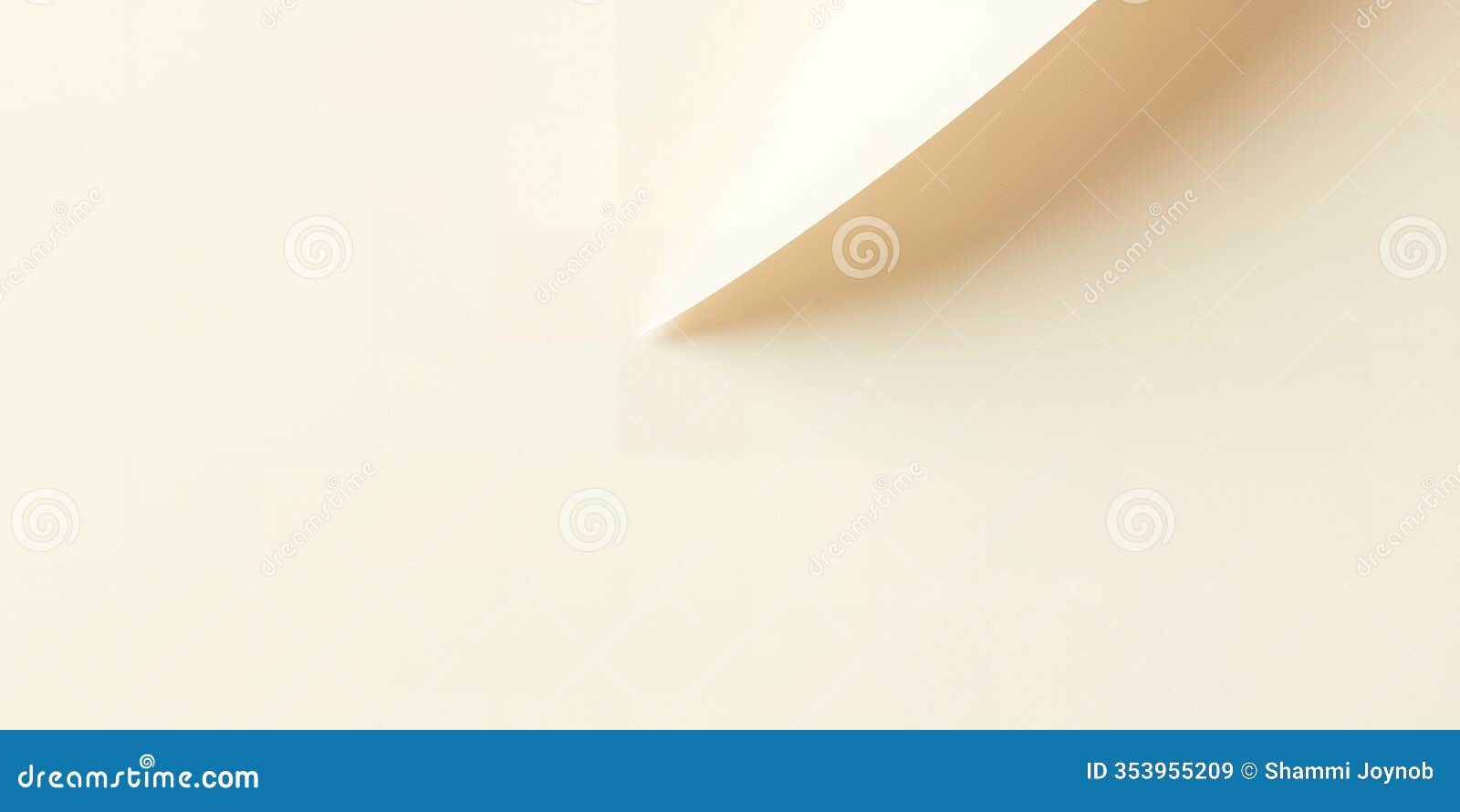 Abstract Beige Paper Texture Curled Corner Elegant Minimalist ...