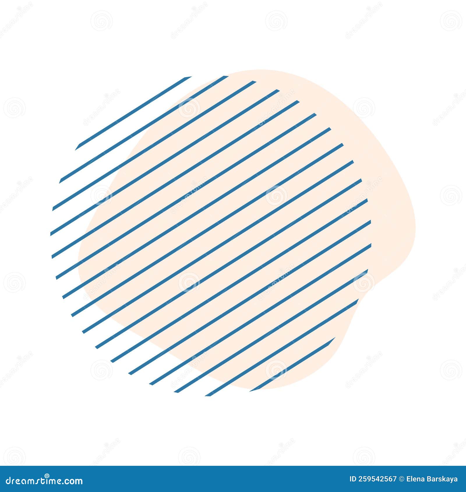 Abstract Beige Spot on a White Background Stock Vector - Illustration ...
