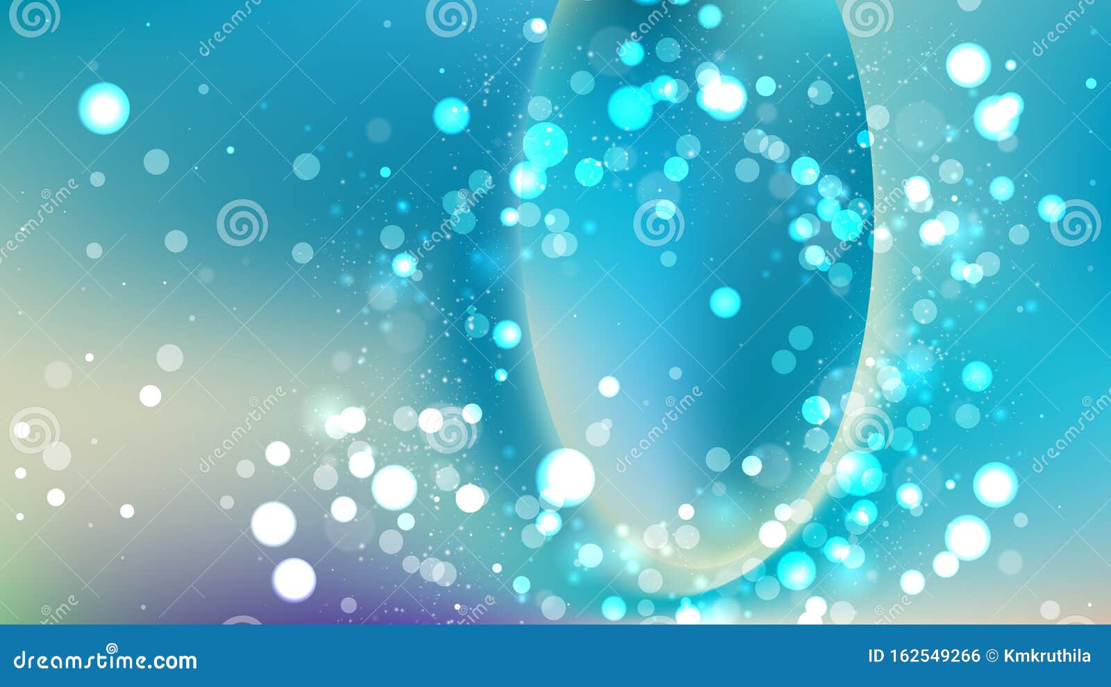 Abstract Beige and Turquoise Bokeh Background Vector Stock Vector ...