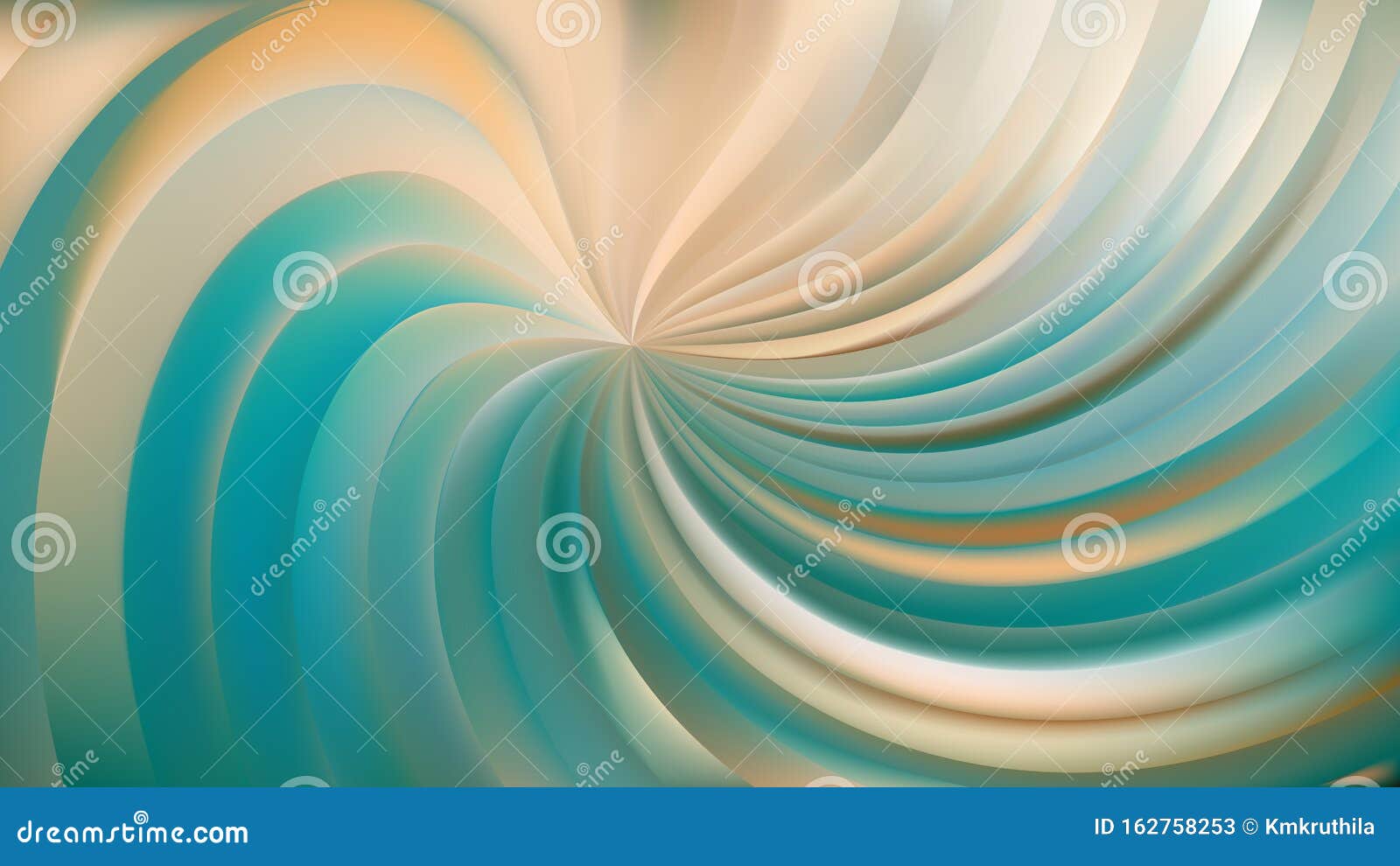 Abstract Beige and Turquoise Swirl Background Illustration Stock Vector ...