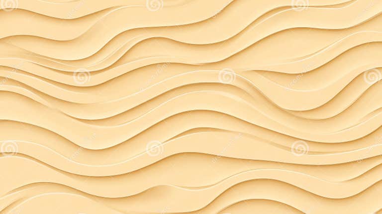 Abstract Beige Wave Background with Minimalist Design Stock Image ...