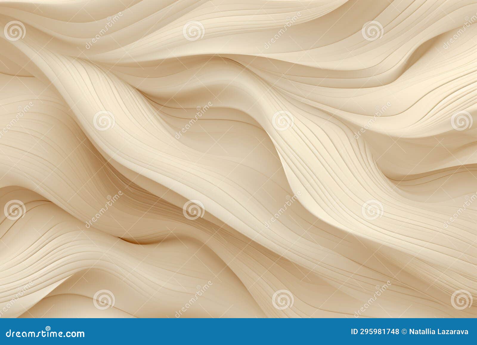 Abstract Beige Wavy Background,calm and Gentle Stock Illustration ...
