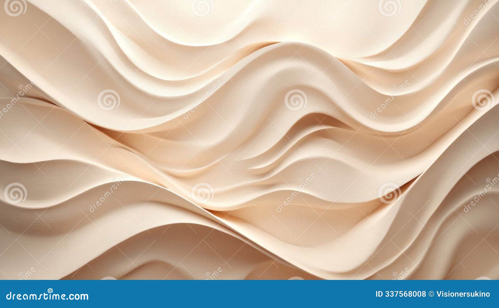 Abstract Beige Wavy Texture with Subtle Light Stock Illustration ...